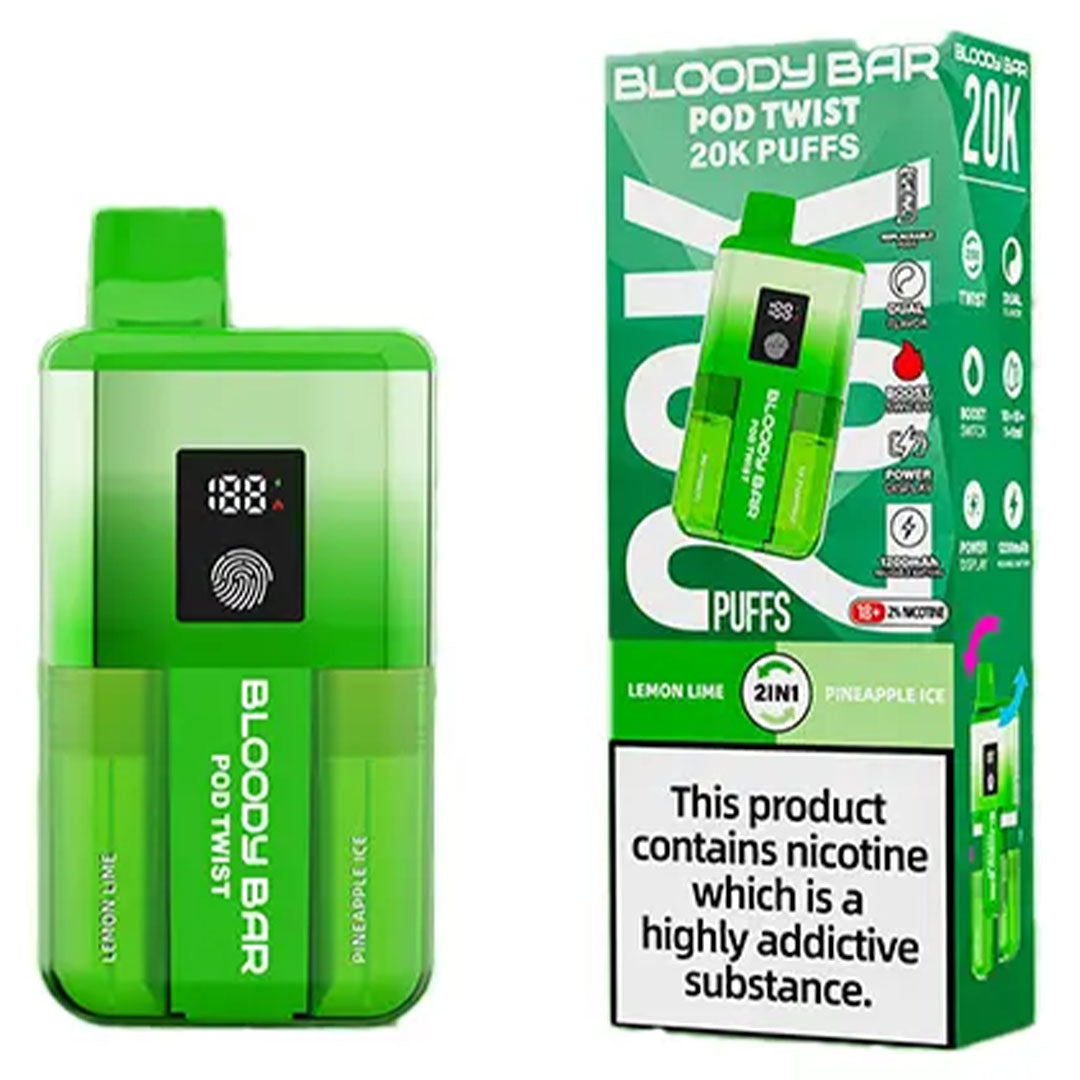 Bloody Bar Ultra Twist 20K Prefilled Vape KIT – London Vape Store